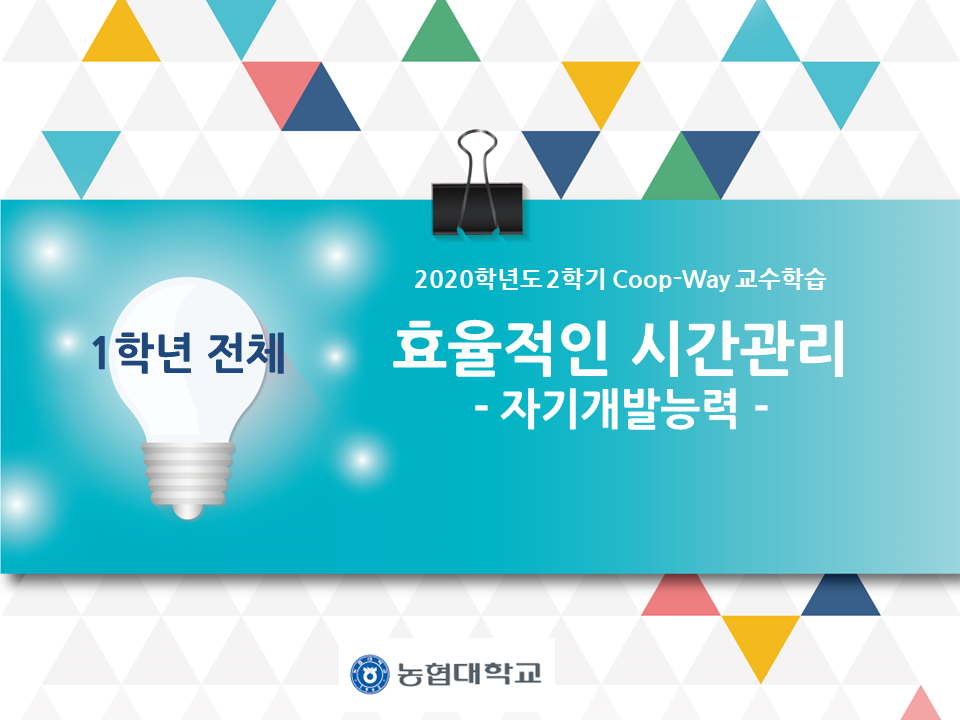 교수학습 자기개발능력 효율적인 시간관리 의 요약